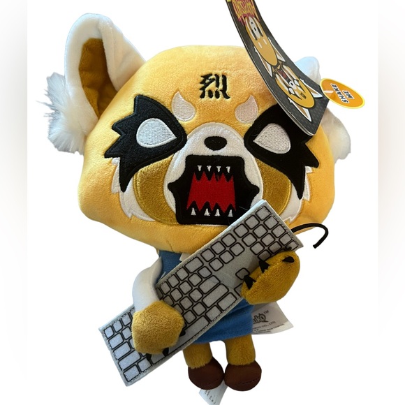 Gund | Toys | Gund Sanrio Aggretsuko Rage Sound Plush Animal Red Panda ...